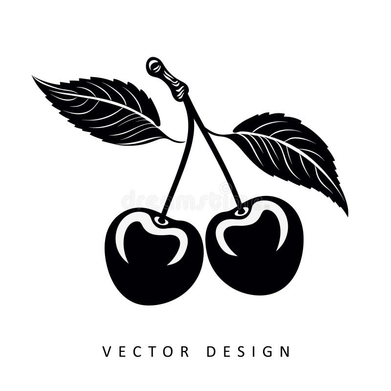 Fresh Cherry Fruit Vector Design AI Generated Stock Vector ...