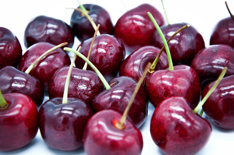 Fresh Cherry Red Fruit Group. Stock Photo - Image of cherry, fresh ...