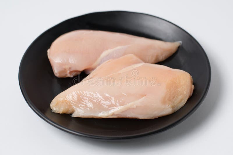 Fresh Chicken Breast Fillets Stock Photo - Image of cooking, focus ...