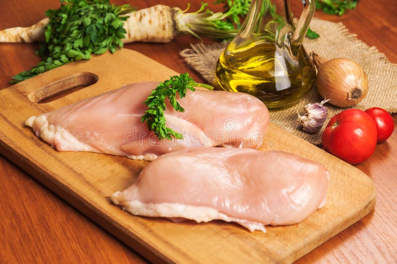 Fresh chicken fillet stock photo. Image of fillet, beef - 62694376