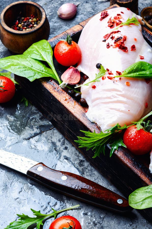 Fresh chicken meat stock image. Image of cook, breast - 147269323