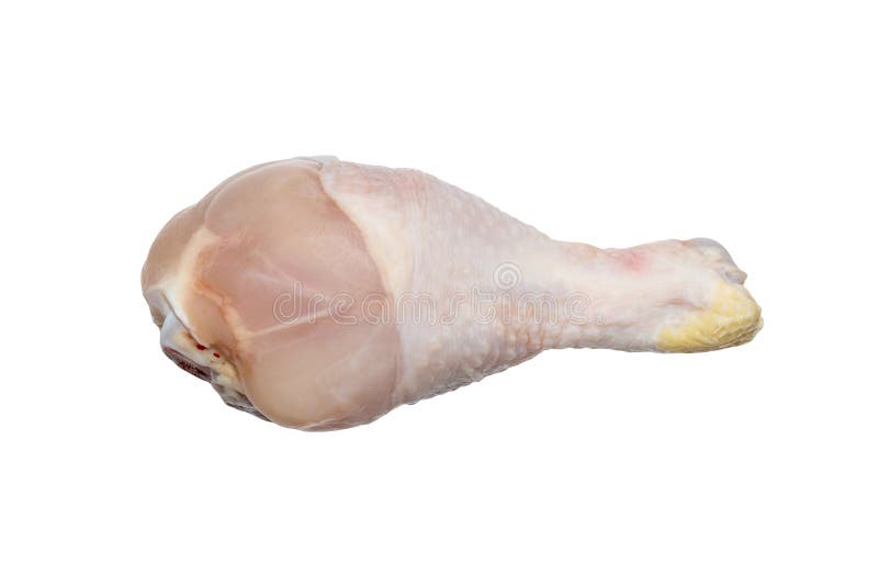 Fresh Chicken Meat on a White Background. Stock Image - Image of fillet ...