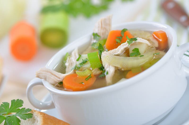 Fish Soup, Congrio Caldillo Stock Photo - Image of tasty, chile: 18984904