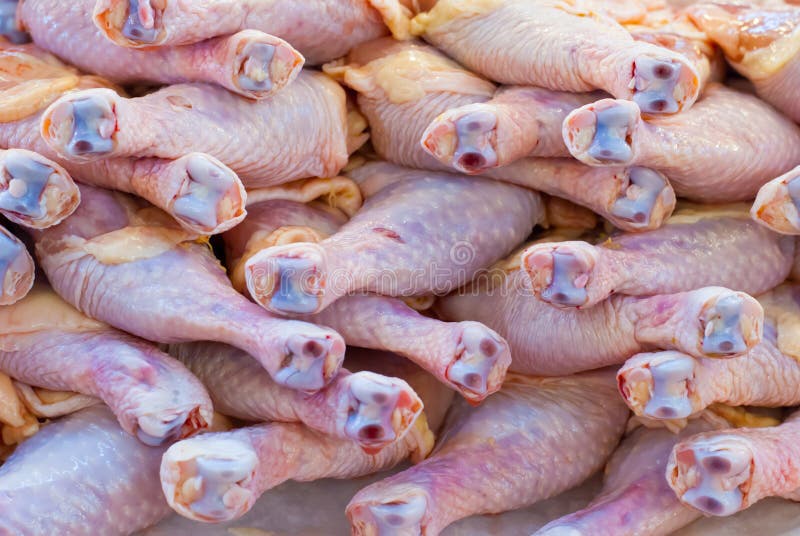 Fresh chickens stock photo. Image of cuisine, cube, white - 30749274