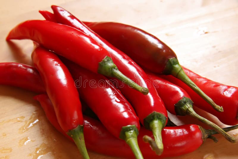 3 Chillis stock photo. Image of kitchen, peppers, chillis - 9552