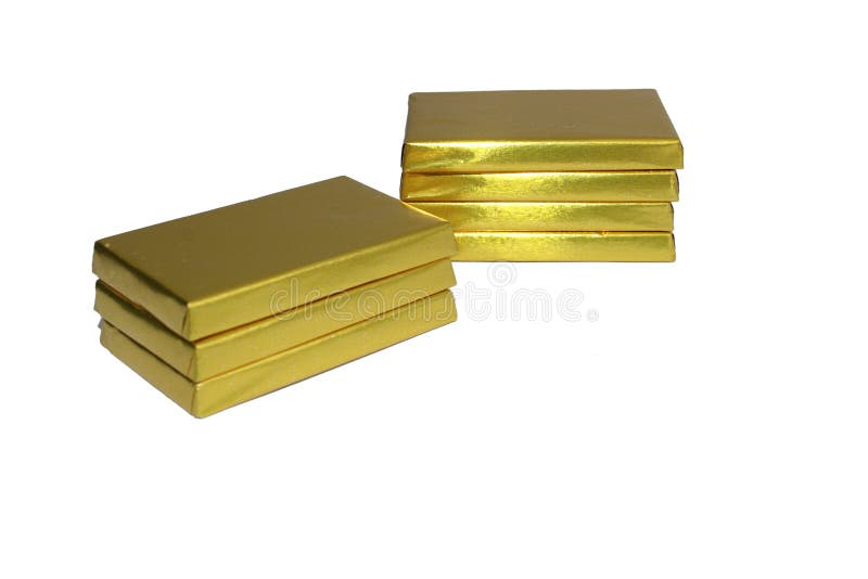 Chocolate gold bar stock photo. Image of biscuits, light - 144818578