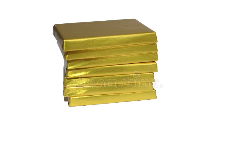 Chocolate gold bar stock image. Image of light, gift - 144818715