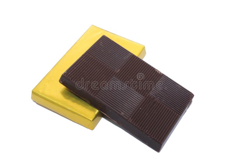 Chocolate gold bar stock image. Image of dark, love - 144819313
