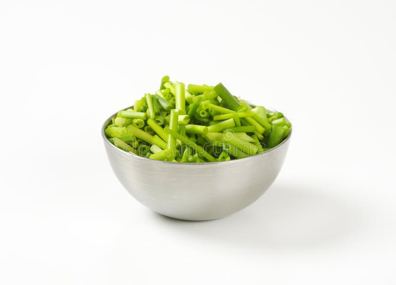 Chopped fresh chives stock photo. Image of diced, seasoning - 70207858