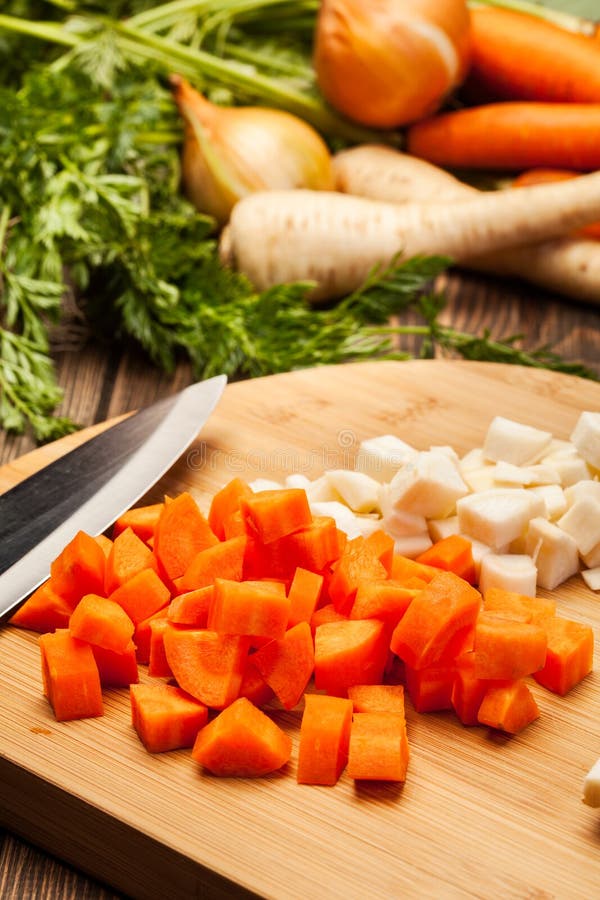 Fresh chopped vegetables stock image. Image of parsley - 39627337