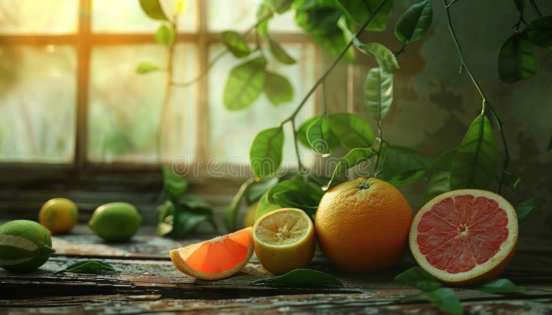 Fresh Cocktail with Fruit and Ice, Perfect for Summer Refreshment Stock ...