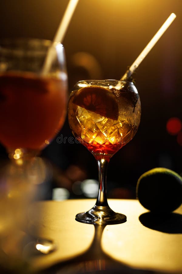 Fresh Cocktail at a Luxury Event Party Stock Image - Image of chic ...
