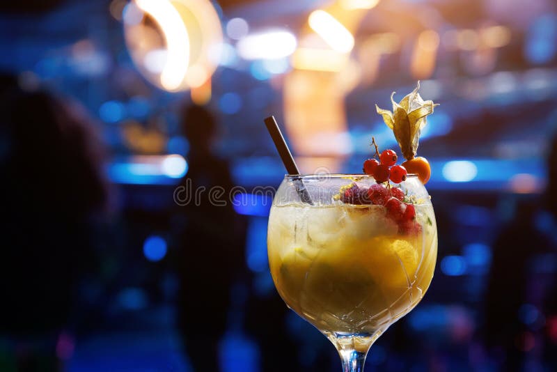 Fresh Cocktail at a Luxury Event Party Stock Image - Image of highend ...