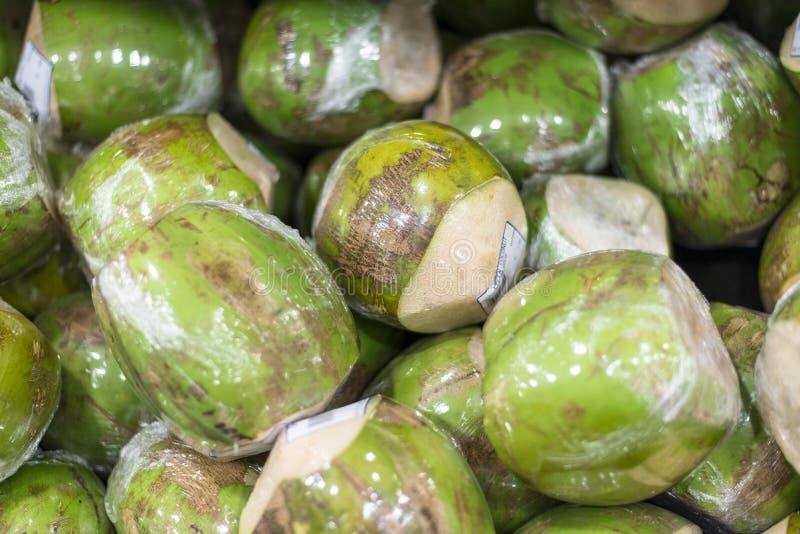 Fresh Coconut stock image. Image of coconut, shrink, wrapped - 30497821