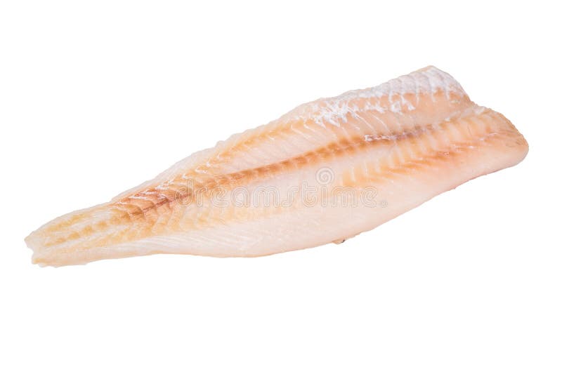 Fresh Cod Fish Fillet, Showcasing Its Delicate Texture and Pristine ...