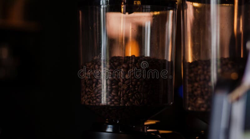 Fresh coffee beans stock image. Image of classic, design - 219315125