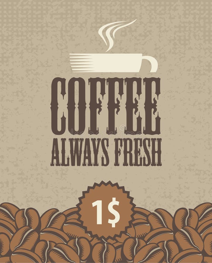 National Coffee Day Sign and Badge Stock Vector - Illustration of ...