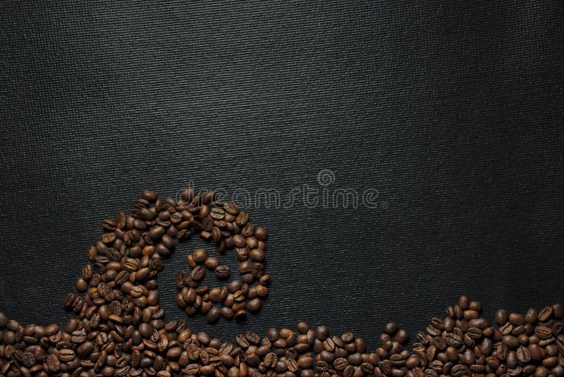 Fresh Coffee Texture, Coffee Background Concept Stock Image - Image of ...