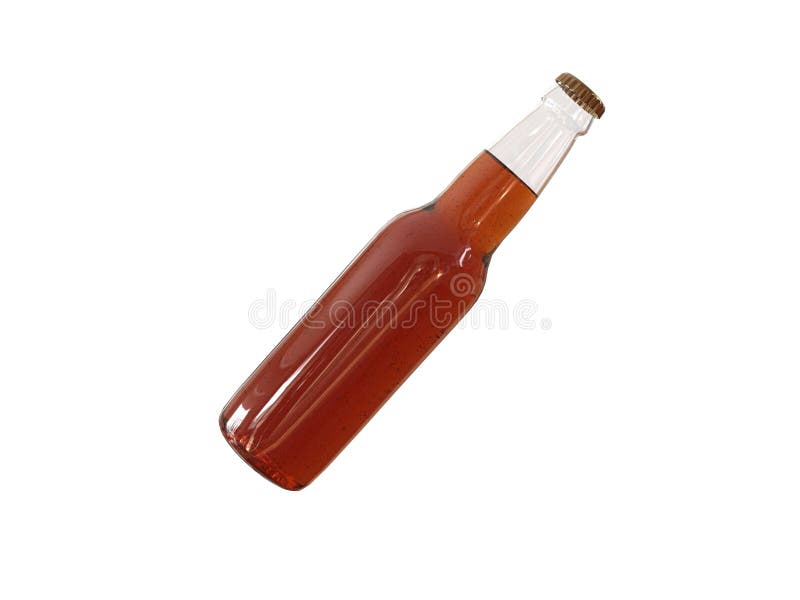 Fresh and Cold Bottle of Beer without a Labels and Stickers - Angle ...