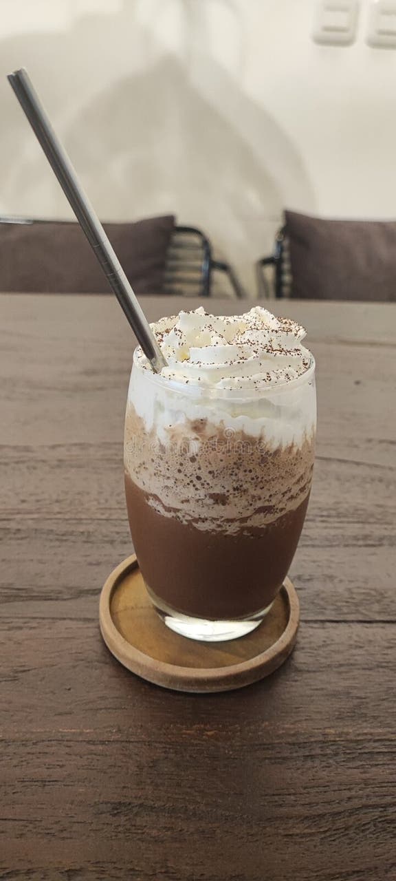 Fresh Cold Chocolate Mocha Ice Stock Photo - Image of mocha, chocolate ...