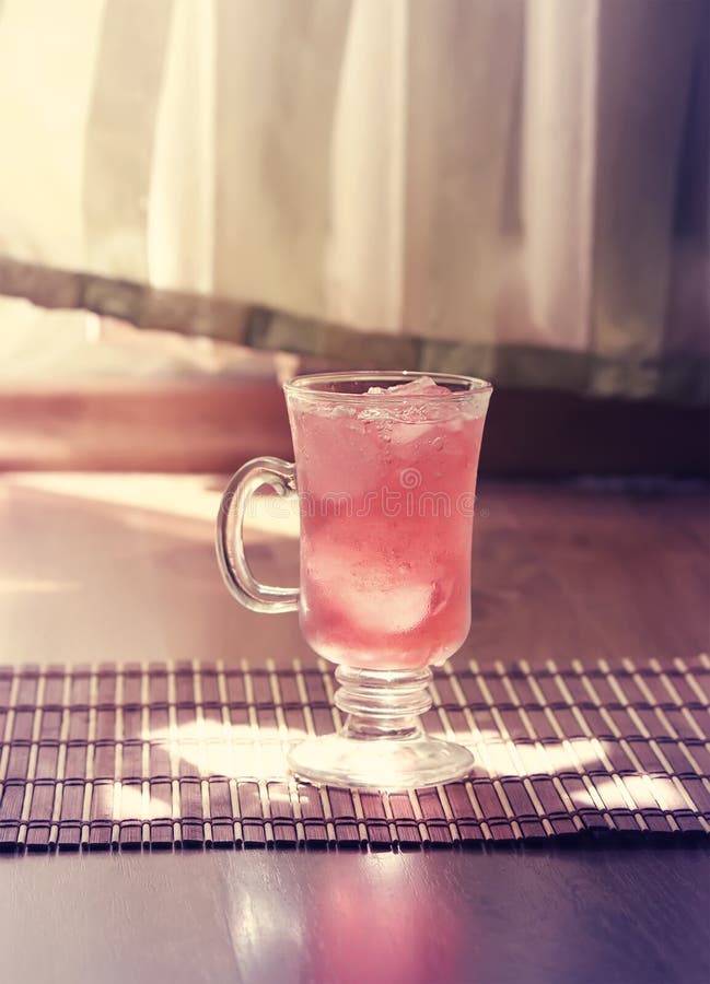 Fresh cold cocktail stock image. Image of bamboo, punch - 81012109