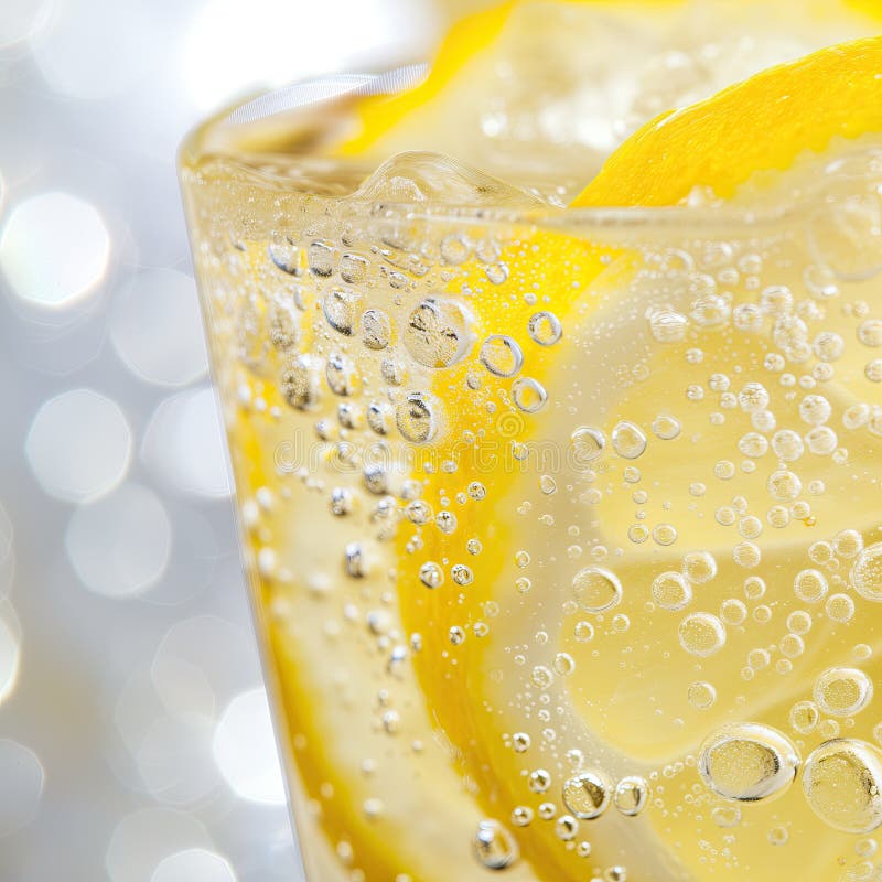 Fresh Cold Drinks- Glass of Lemonade Stock Illustration - Illustration ...