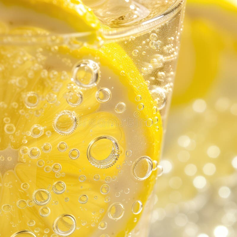 Fresh Cold Drinks- Glass of Lemonade Stock Illustration - Illustration ...