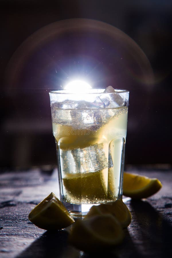 Cold lemon drink stock photo. Image of beverage, sour - 115123736