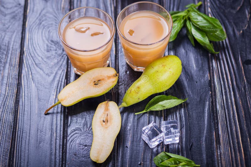 Cold pear drink stock image. Image of juicy, life, ripe - 100259677