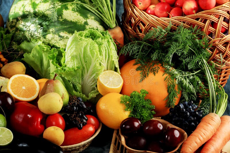 Fresh collection stock image. Image of citrus, market - 7516777