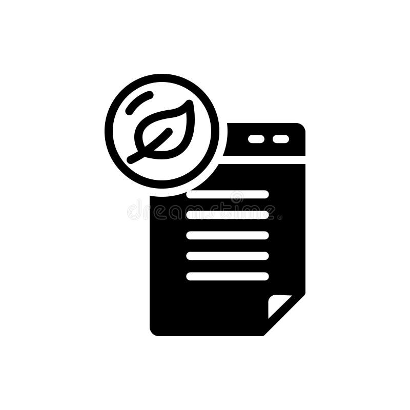 Black Solid Icon for Fresh Contents, Refinement and Update Stock ...