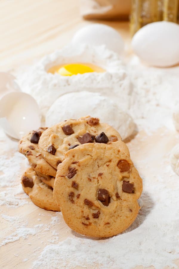 Fresh cookies stock image. Image of junk, cook, chocolate - 11065639