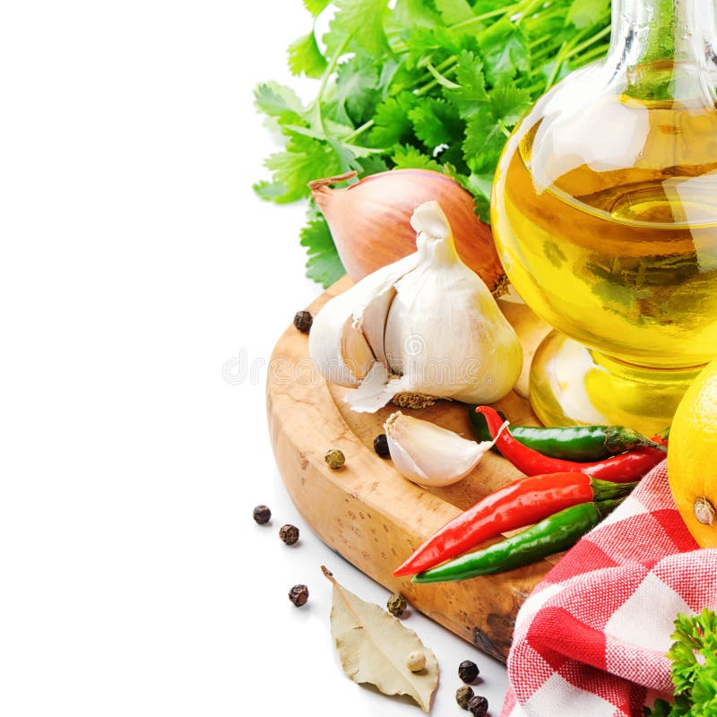 Fresh cooking ingredients stock image. Image of cutting - 29598579