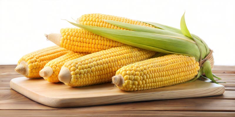 Fresh Corn Popular Vegetable Rich in Various Nutrients Stock ...