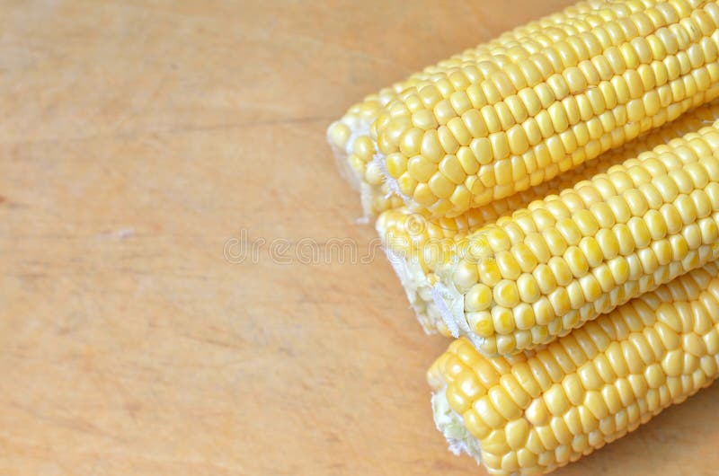 Fresh corn on the table stock photo. Image of green, corn - 33262098