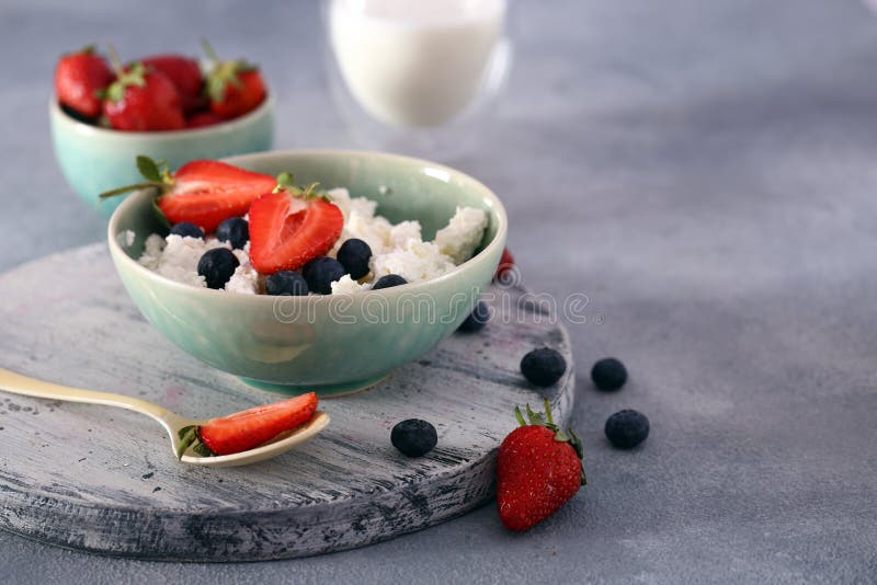 Fresh cottage cheese stock image. Image of spoon, organic - 181870027