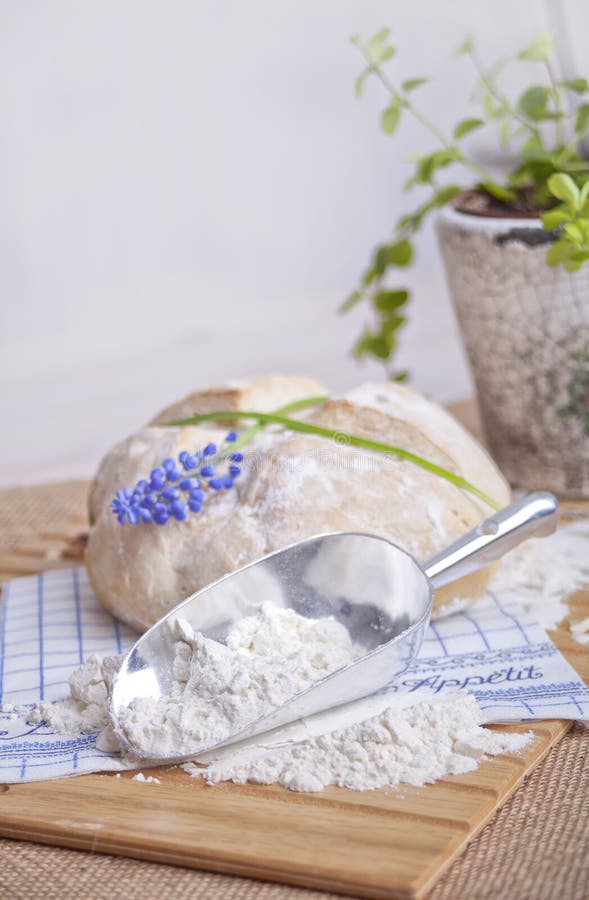Fresh country house bread stock image. Image of house - 19407115