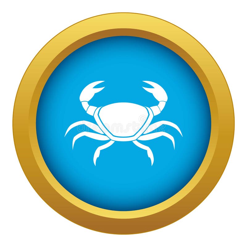 Blue Crab Icon, Cartoon Style Stock Vector - Illustration of food ...