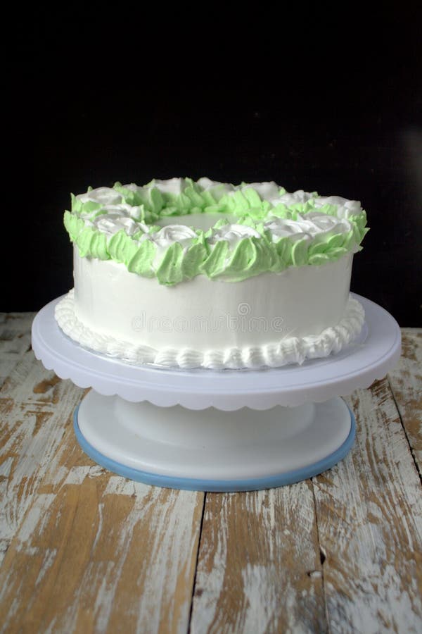 Fresh cream cake stock image. Image of design, fondant - 89449857