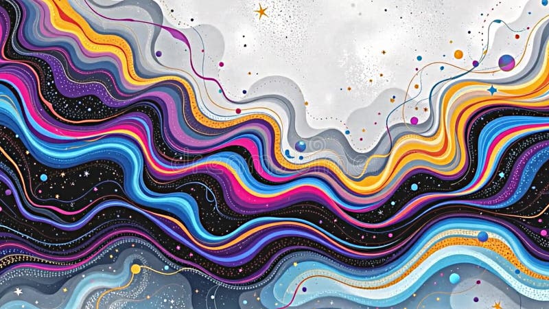 Fresh and Creative Placard Design, Featuring Fluid Reflections and ...