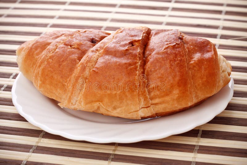 Fresh Croissant stock image. Image of healthy, dough - 18313781