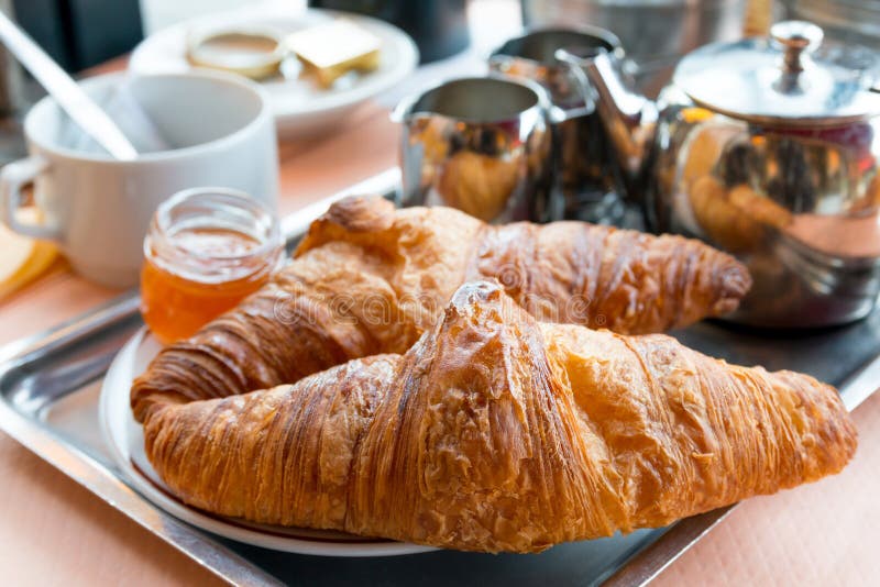 Fresh croissant stock image. Image of bread, cuisine - 28673009