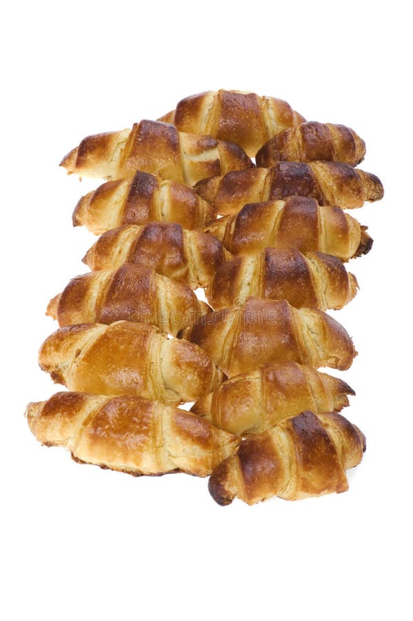 Fresh croissant close up stock photo. Image of white - 16487856