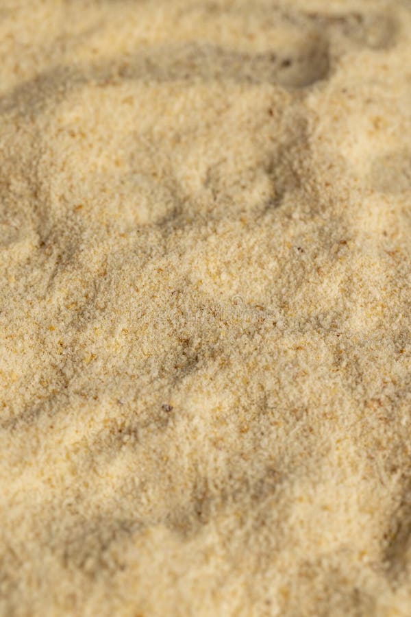 Fresh Crumbly Bread Crumbs from Dehydrated White Bread Stock Image ...