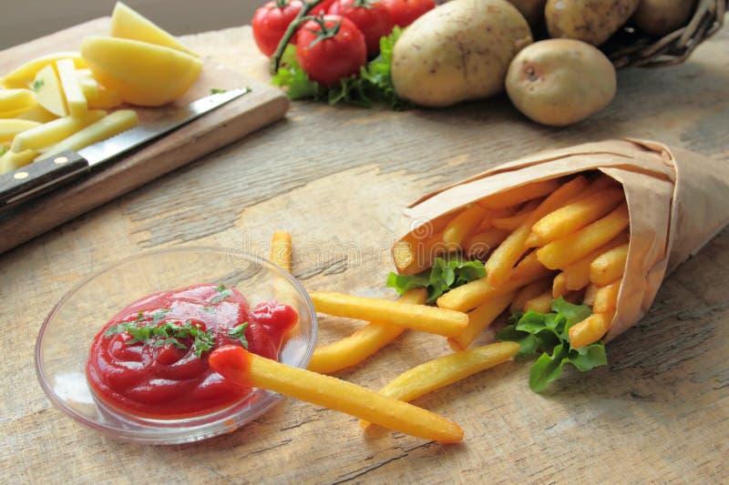 Fresh crunchy fries stock image. Image of golden, fresh - 44120823