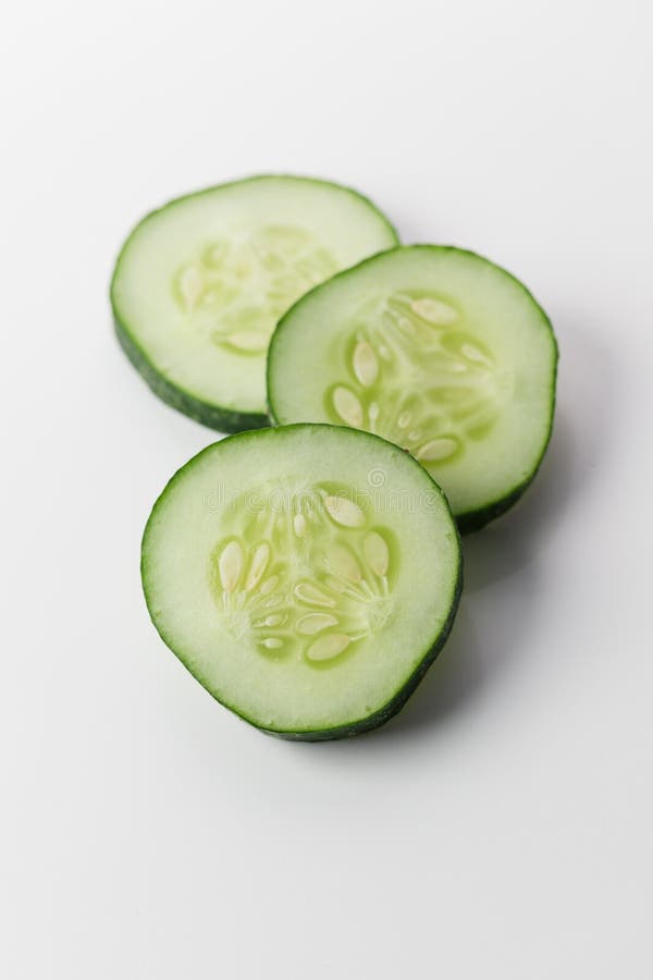 Fresh Cucumber Slices stock photo. Image of background - 31368276