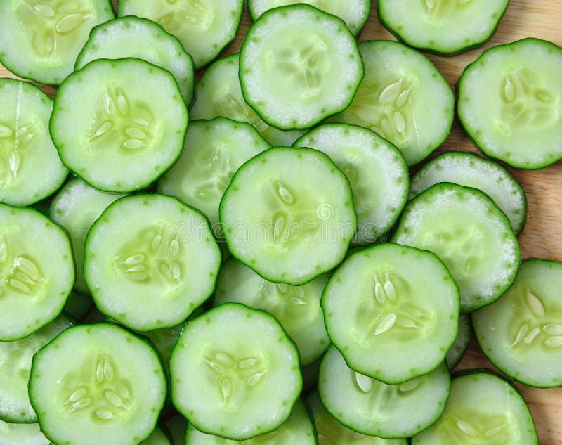 Fresh cucumber slice stock image. Image of healthy, white - 24229433