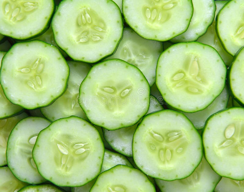 Fresh cucumber slice stock image. Image of healthy, white - 24229433