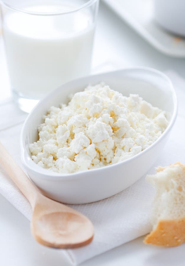 Fresh curd stock image. Image of organic, white, breakfast - 13454081