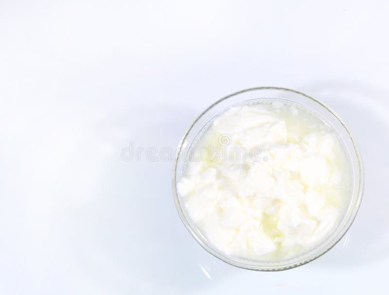 Fresh curd stock image. Image of bowl, curd, product, strawberry - 7446683